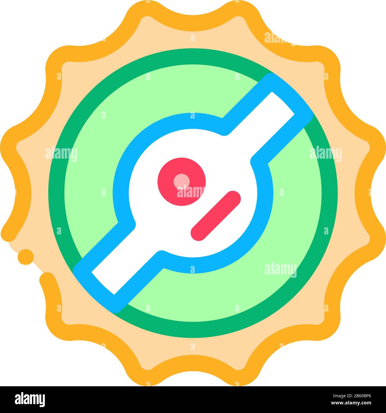 Non-gmo Cross Out Icon Vector Outline Illustration Stock Vector Image ...