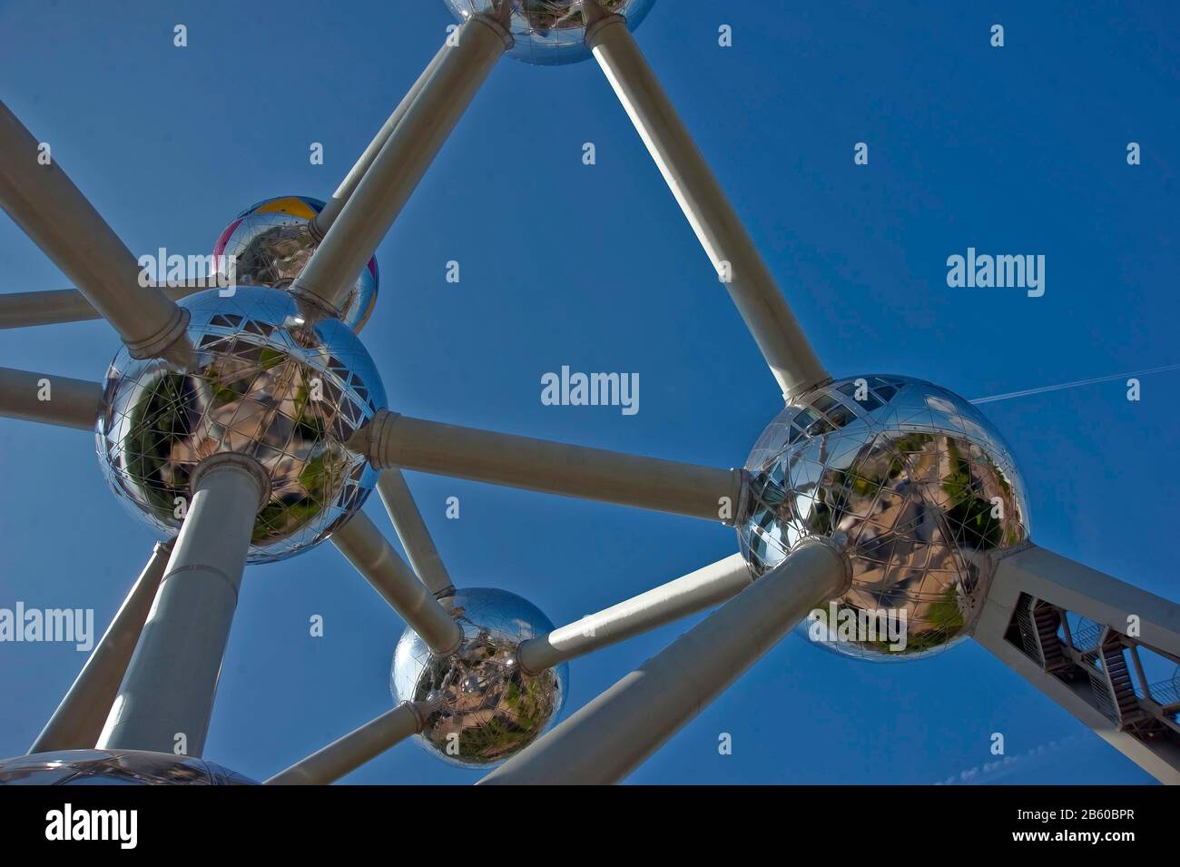Belgium, Brussels, Atomium building designed by architect Andre ...