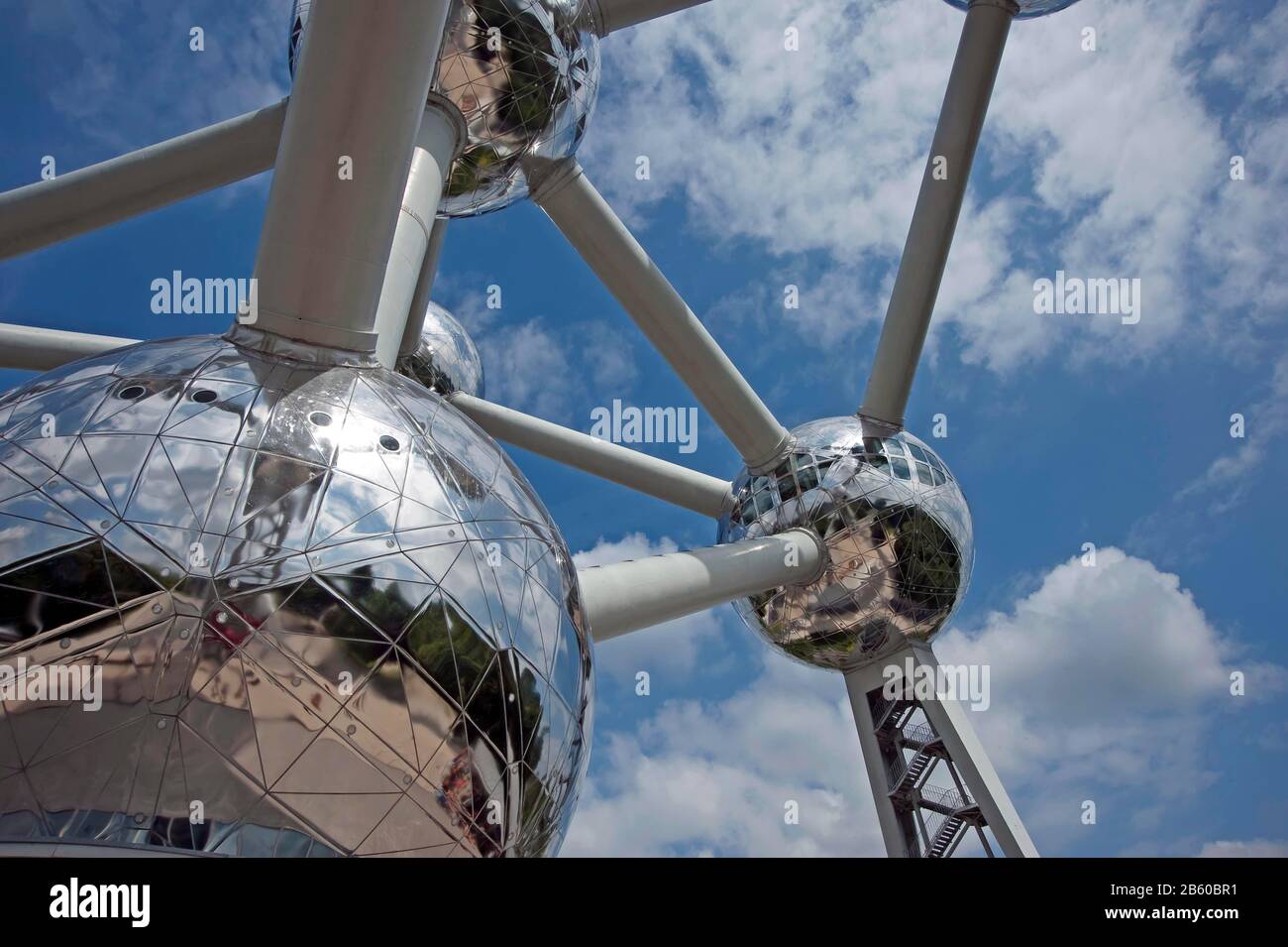 Belgium, Brussels, Atomium building designed by architect Andre ...