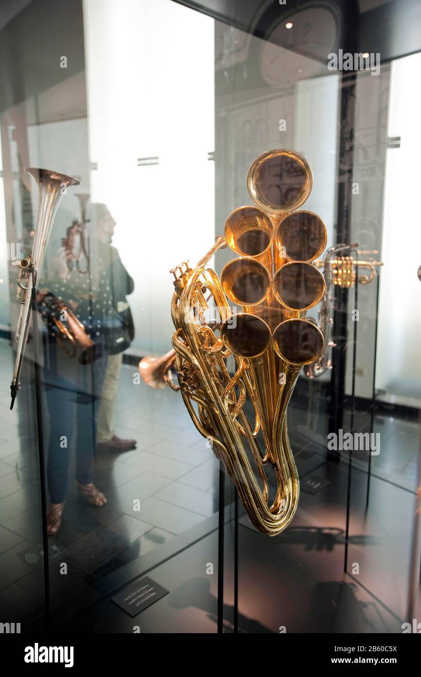 Belgium, Brussels, The Old England houses the Musical Instrument Museum ...