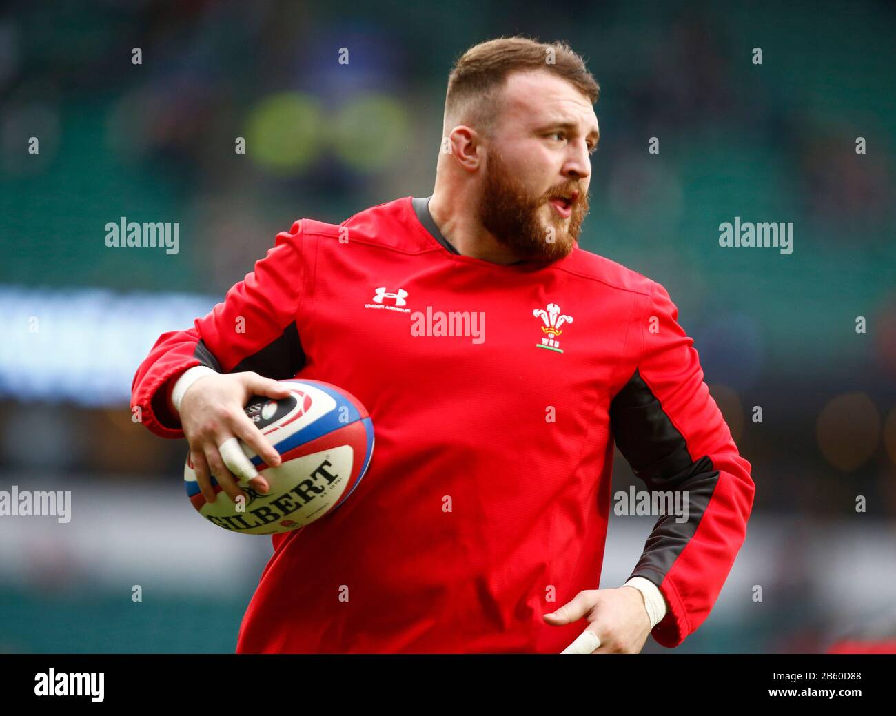 LONDON, UNITED KINGDOM. MARCH 07; Jake Ball of Wales during Guinness ...