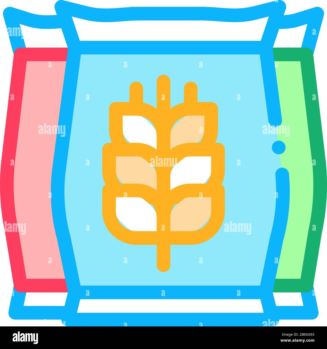 Wheat Bags Icon Vector Outline Illustration Stock Vector Image & Art ...