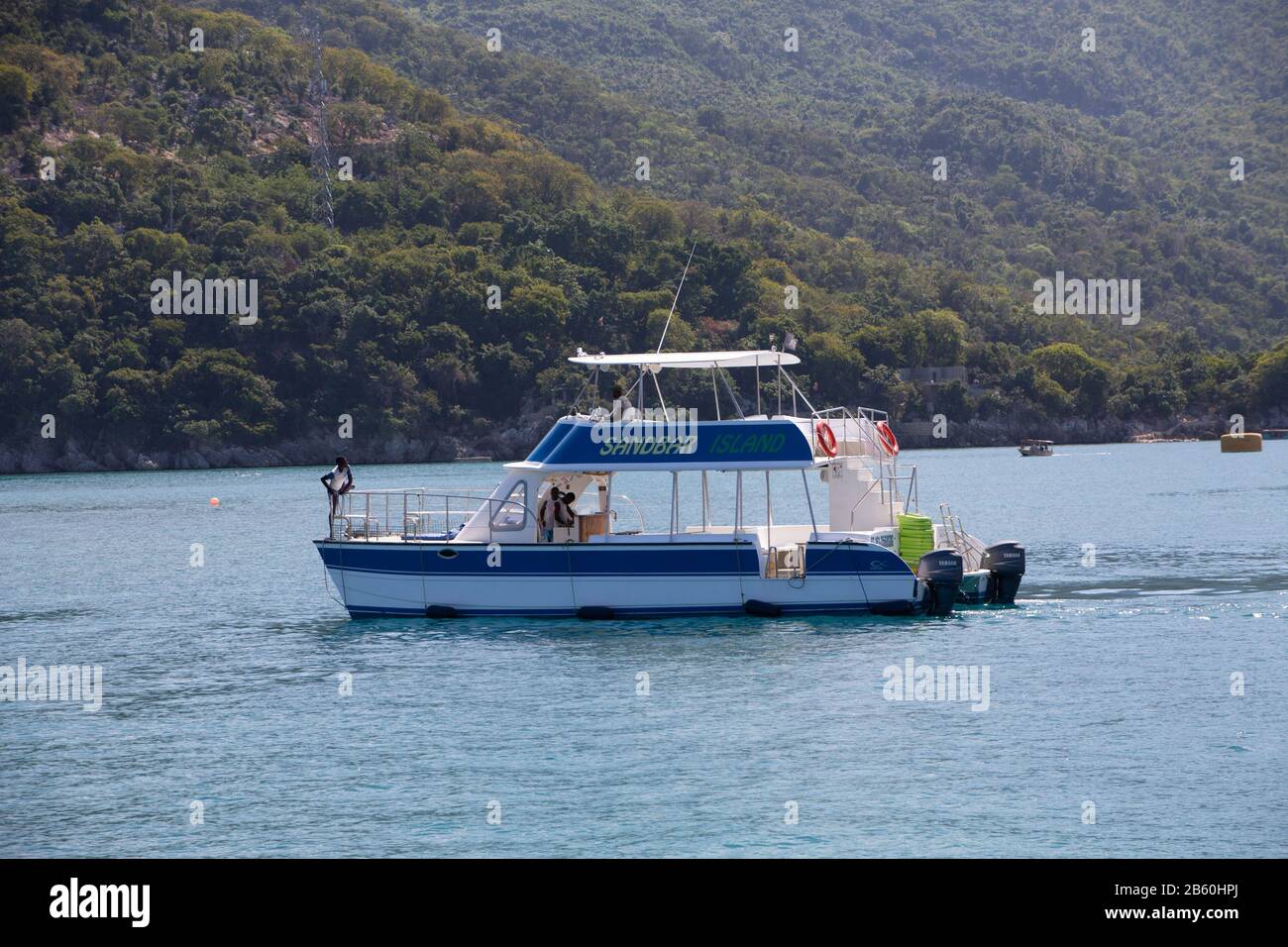 LABADEE, HAITI - February 4,, 2019: Labadee is a port located on the ...