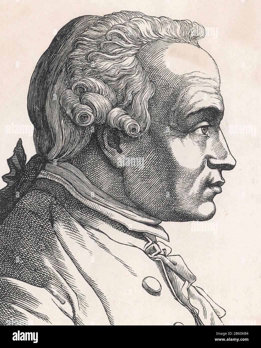 IMMANUEL KANT (1724-1804) Prussian German philosopher Stock Photo - Alamy
