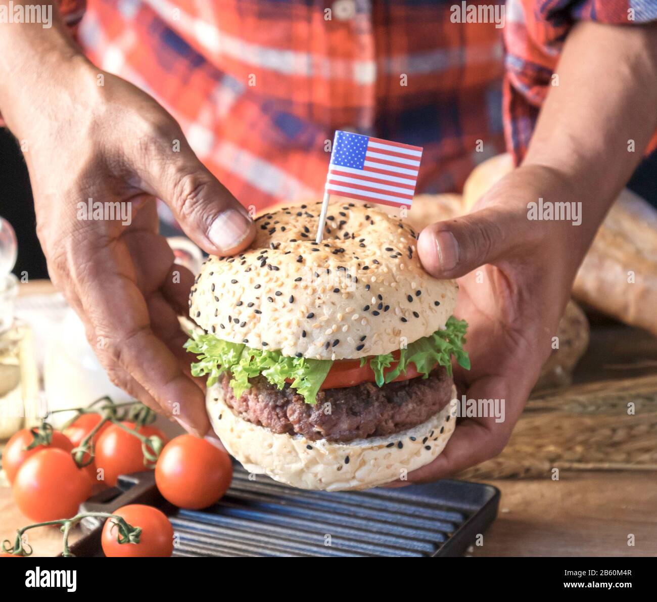 Meat bun made by chef hi-res stock photography and images - Alamy