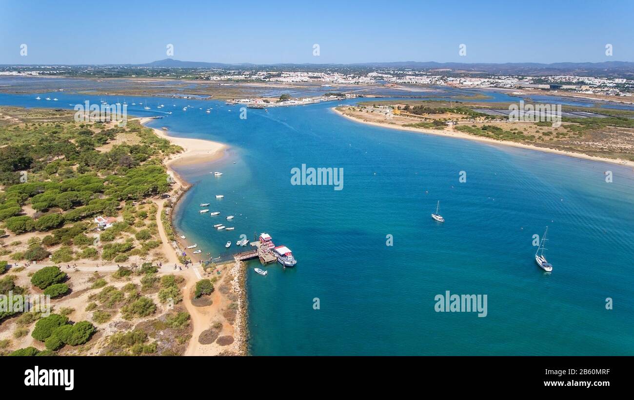 Tavira canal and tavira island hi-res stock photography and images - Alamy
