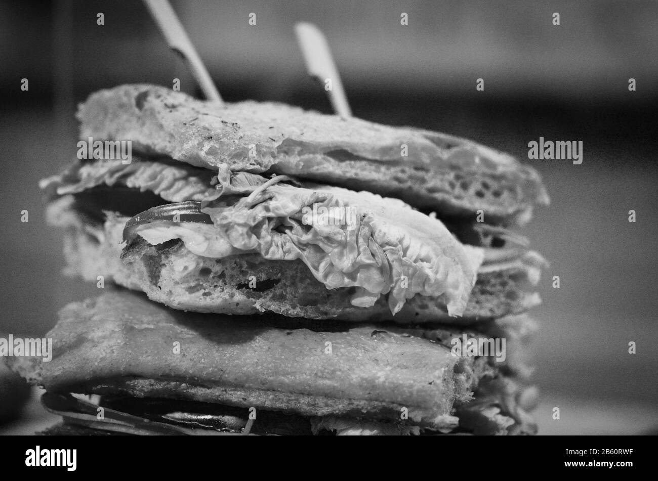 Panini food Black and White Stock Photos & Images - Alamy