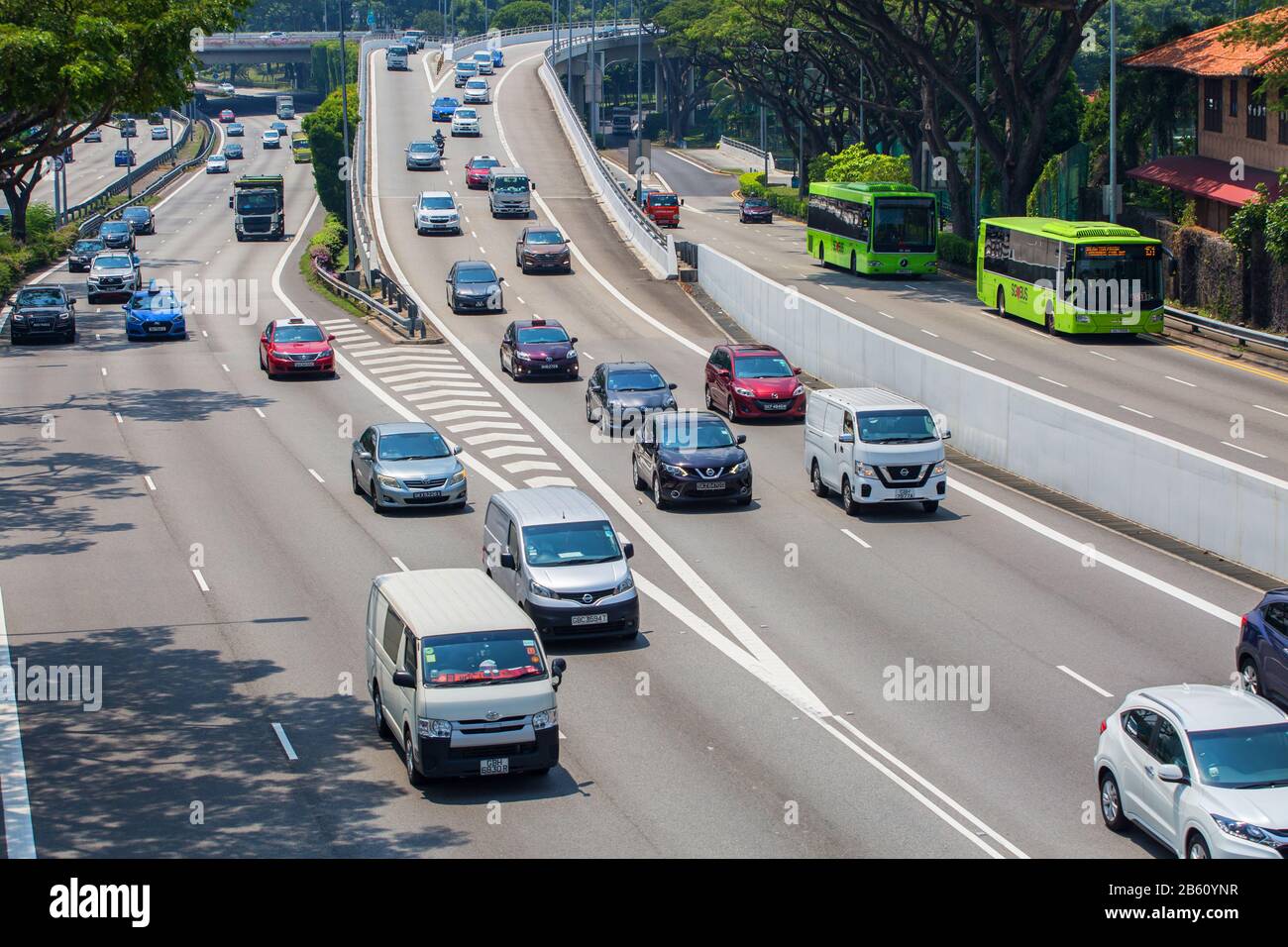 Transportation in Singapore, Southeast Asia Stock Photo - Alamy