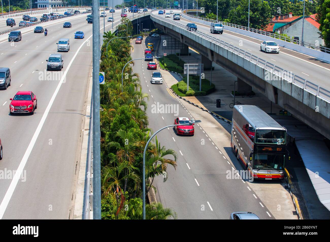 Transportation in Singapore, Southeast Asia Stock Photo - Alamy