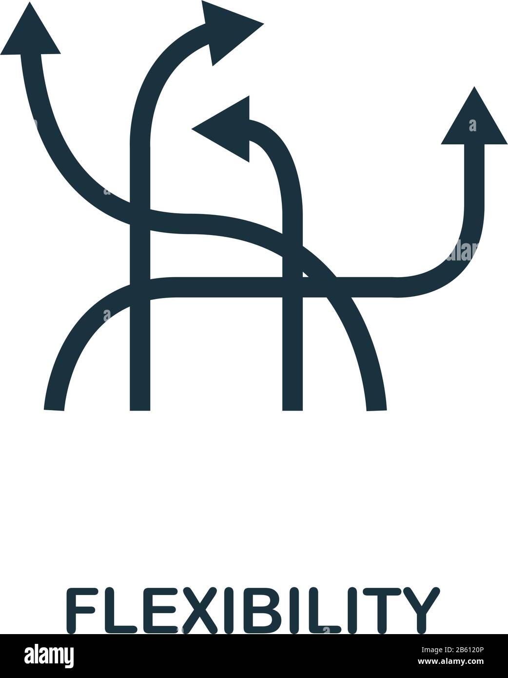Flexibility icon. Simple element from business disruption collection ... Flexibility icon. Simple element from business disruption collection ...