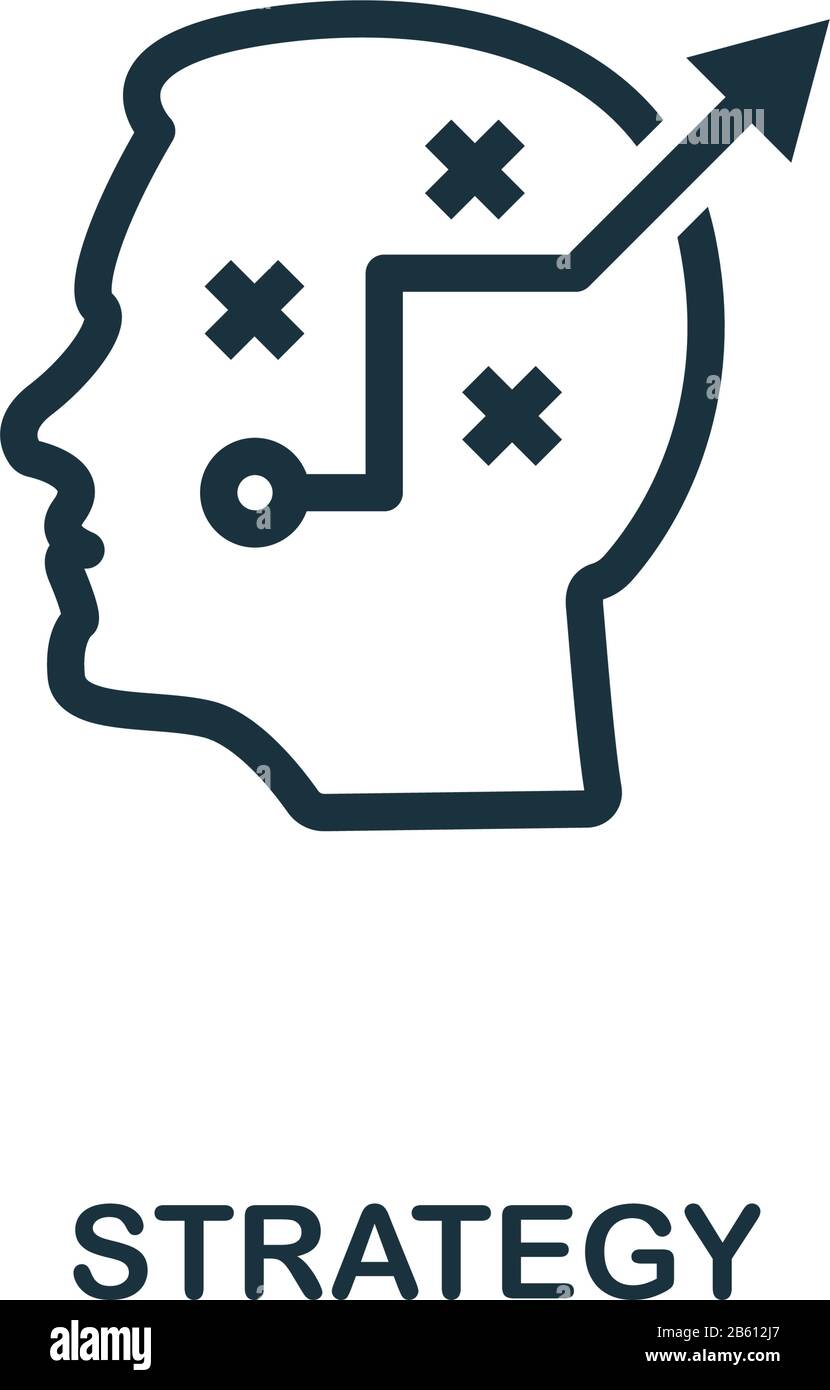 Strategy icon. Simple element from business disruption collection ...