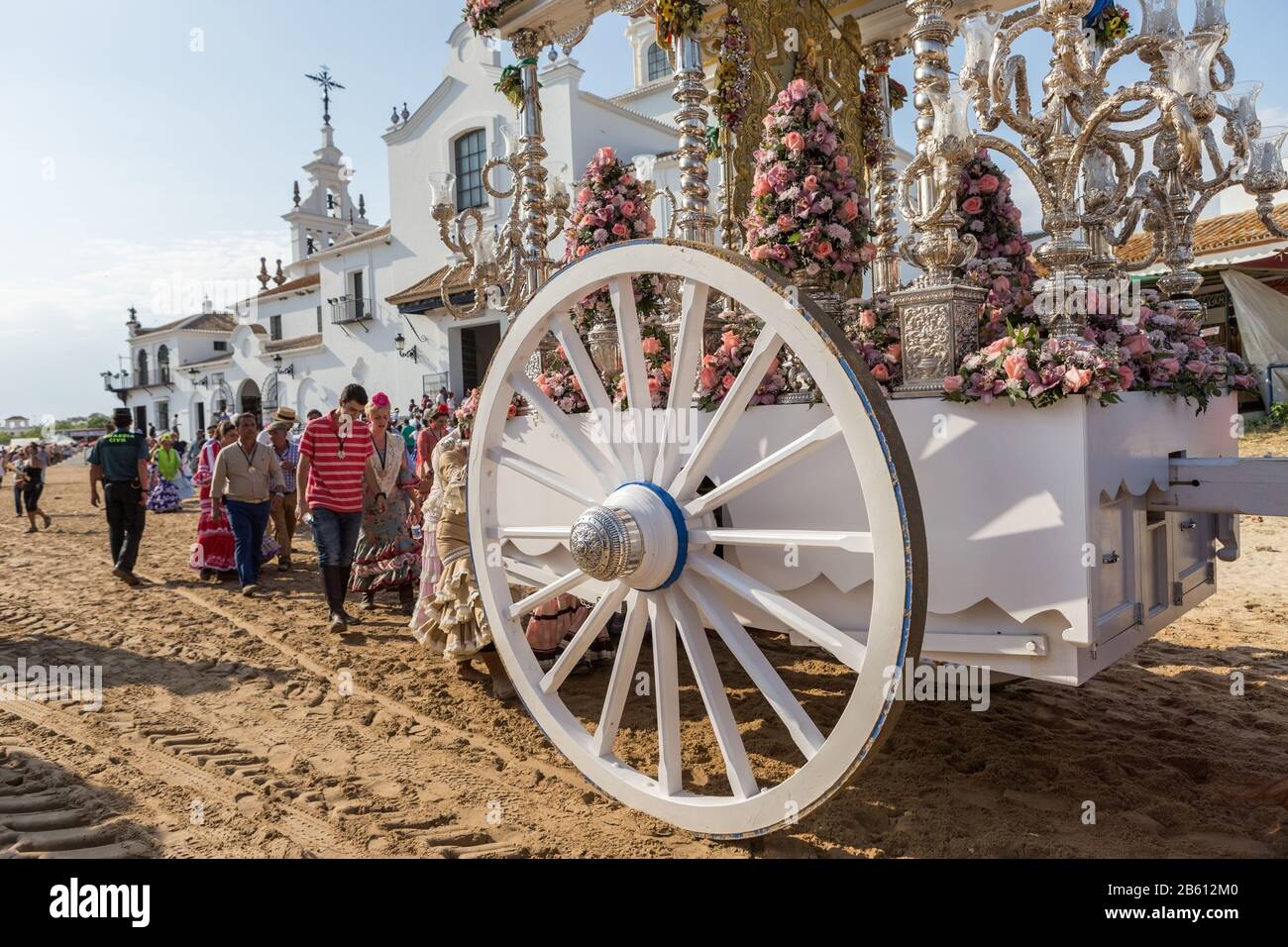 El ROCIO, ANDALUCIA, SPAIN - MAY 22: Romeria after visiting the ...