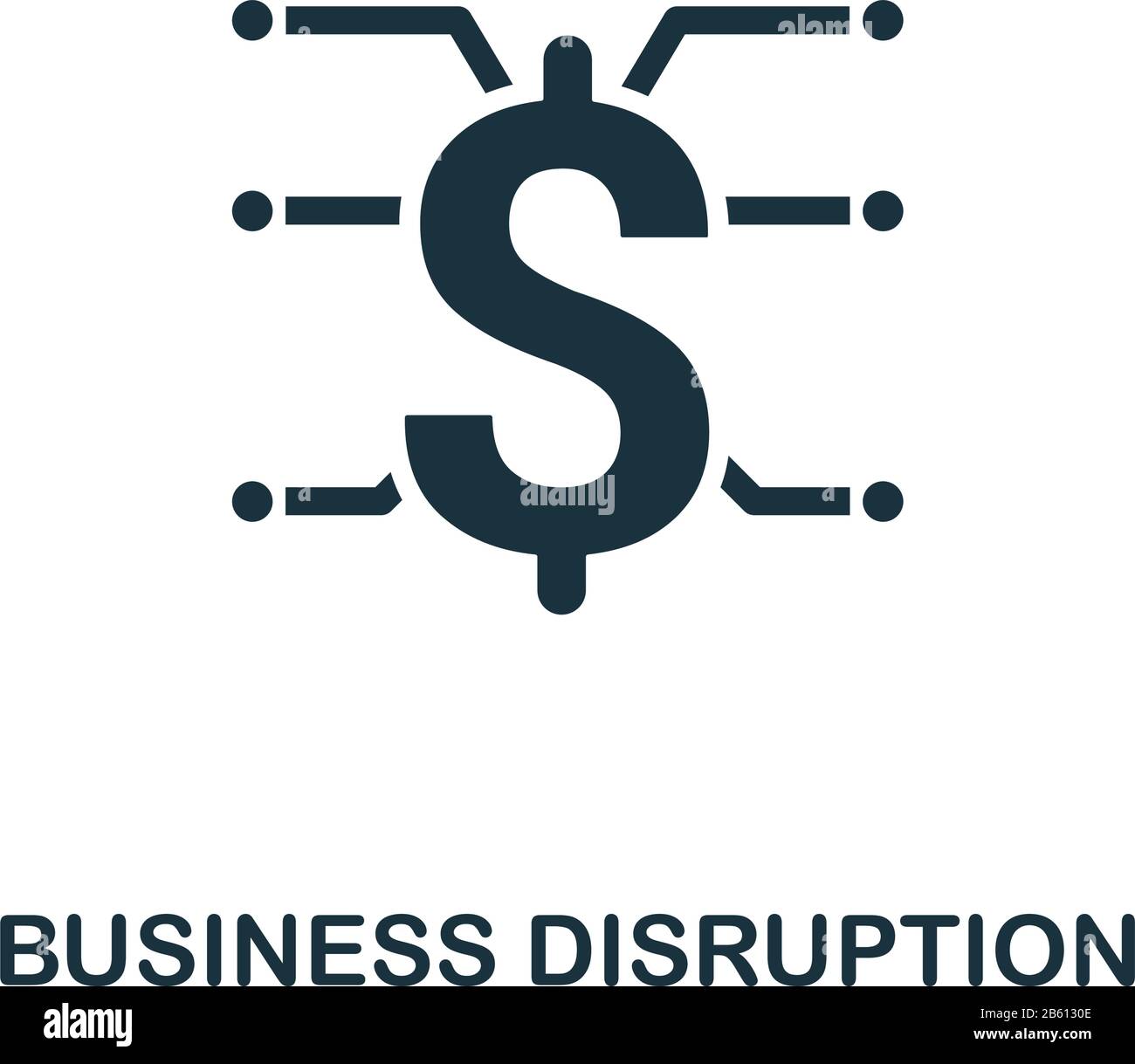 Business Disruption icon. Simple element from business disruption ...