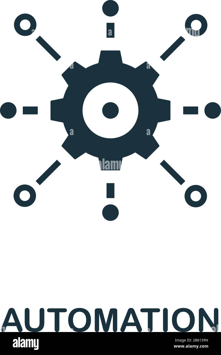 Automation icon. Simple element from business disruption collection ...