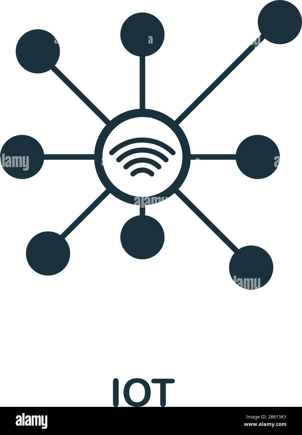 Iot icon. Simple element from digital disruption collection. Filled Iot ... Iot icon. Simple element from digital disruption collection. Filled Iot ...