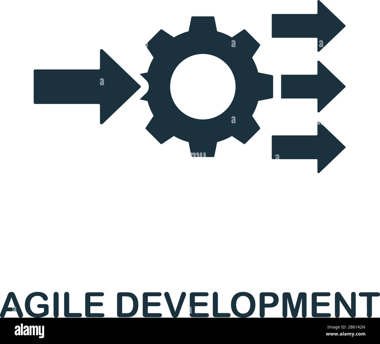 Agile Development icon. Simple element from digital disruption ... Agile Development icon. Simple element from digital disruption ...