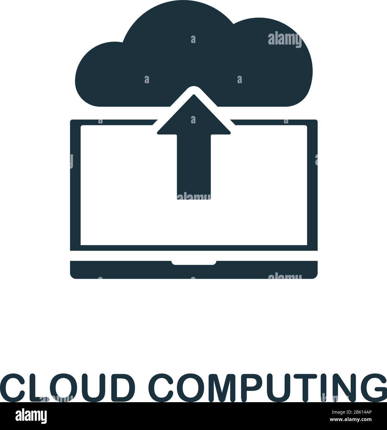 Cloud Computing icon. Simple element from digital disruption collection ...