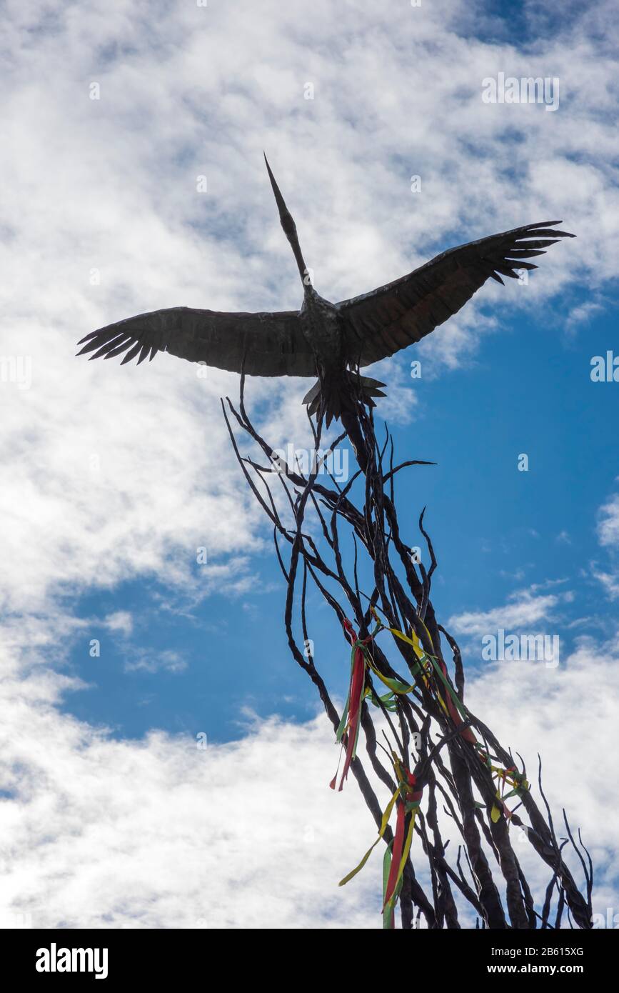 monument to beginning of Lithuania, Sveksna Stock Photo - Alamy