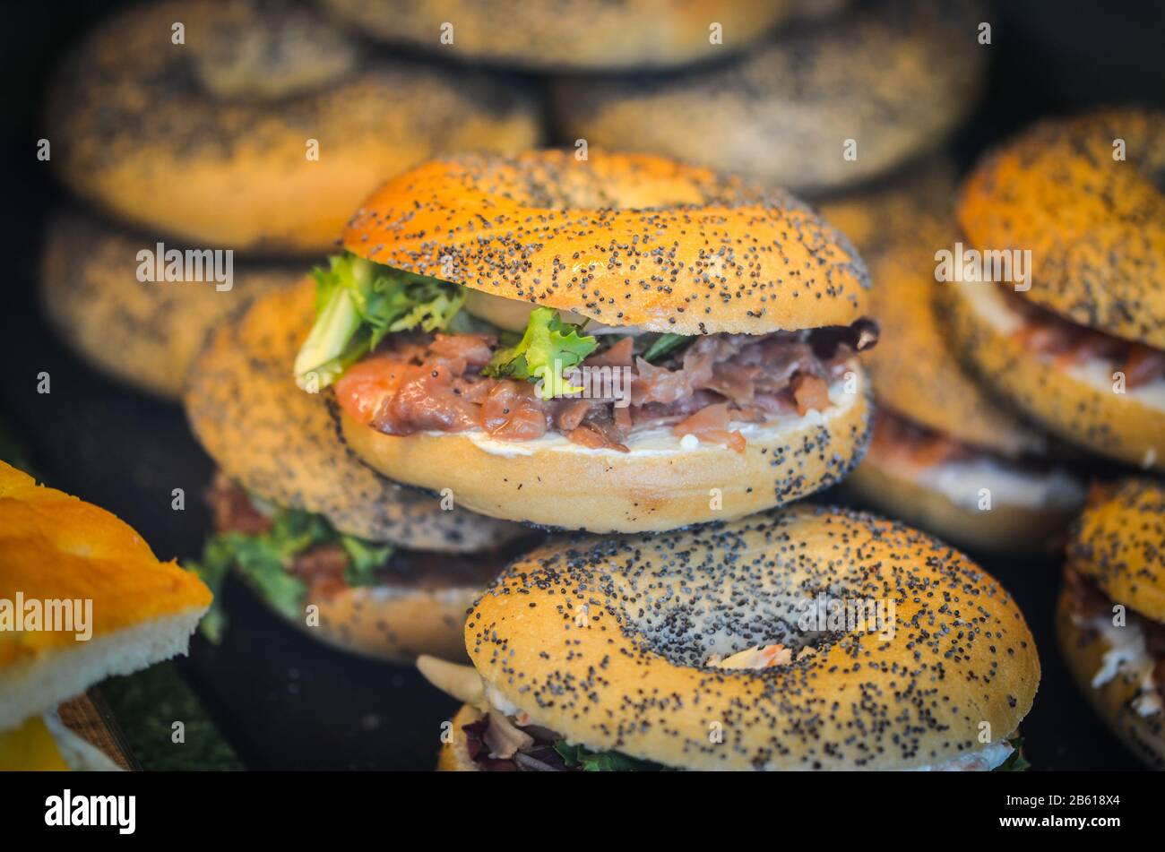 tasty mix of italian panini & spanish tapas within the local market ...