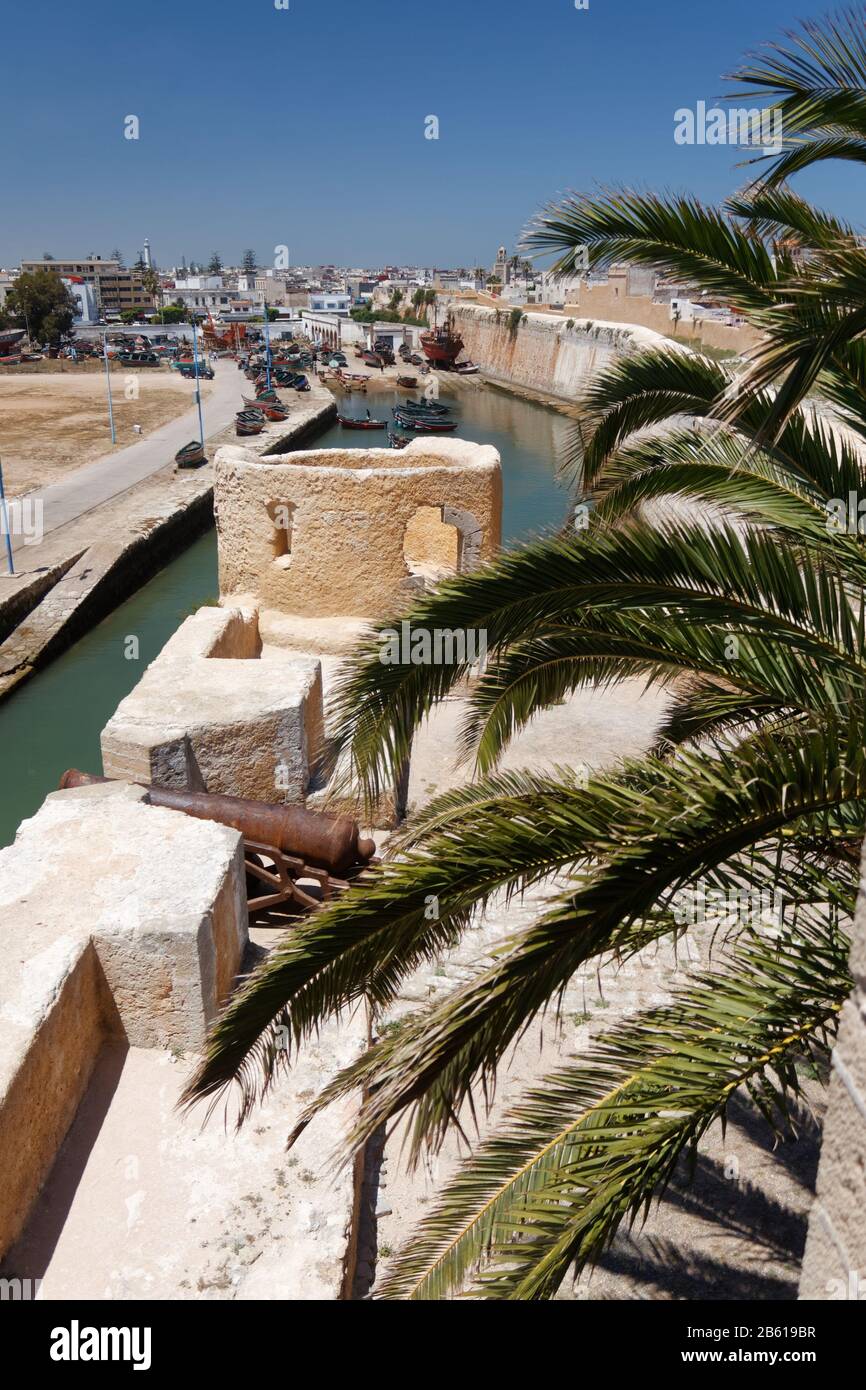 Al-Jedida in Morocco, former Portuiguese colony of Mazagan Stock Photo ...