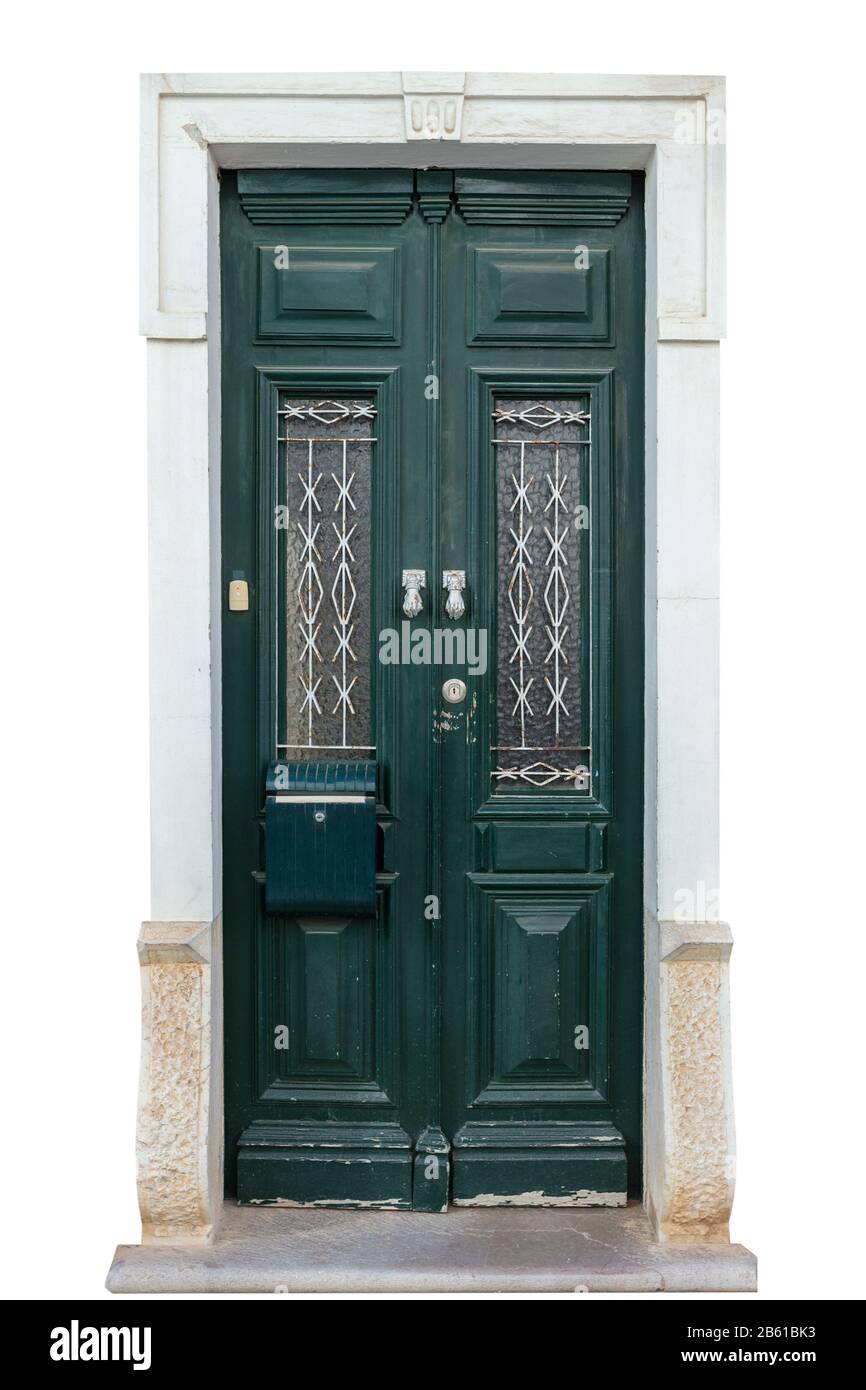 Old house vintage green Cut Out Stock Images & Pictures - Alamy