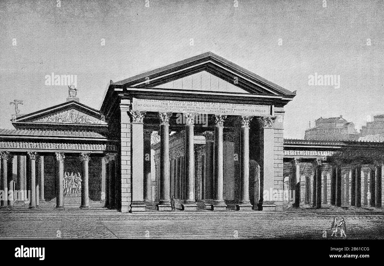 Portikus der Octavia, Porticus octaviae, is a quadriporticus in Rome ...