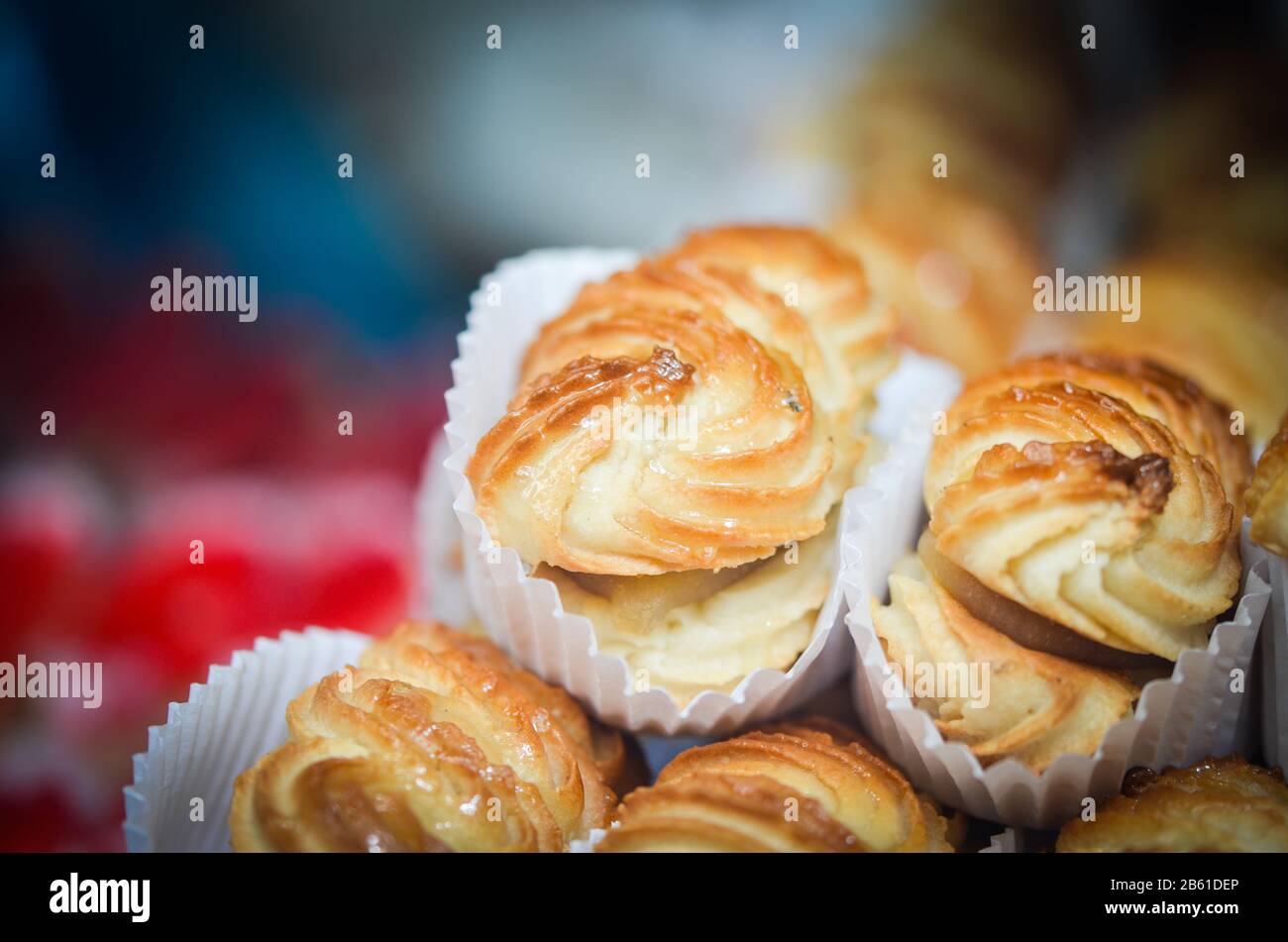 delicious mix of pastry & delights Stock Photo - Alamy