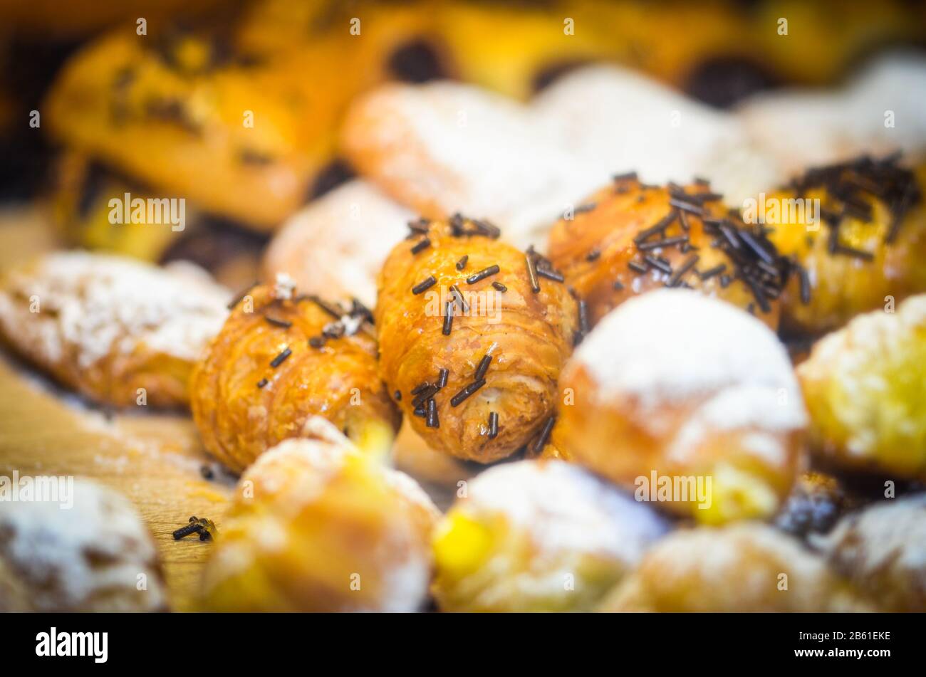 delicious mix of pastry & delights Stock Photo - Alamy