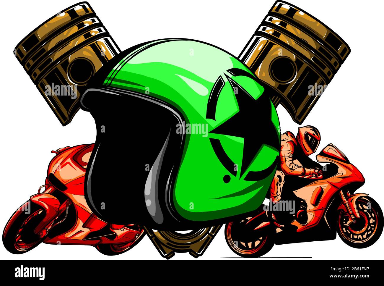 red motorcycle helmet icon. illustration of motorbike or motorcycle ...