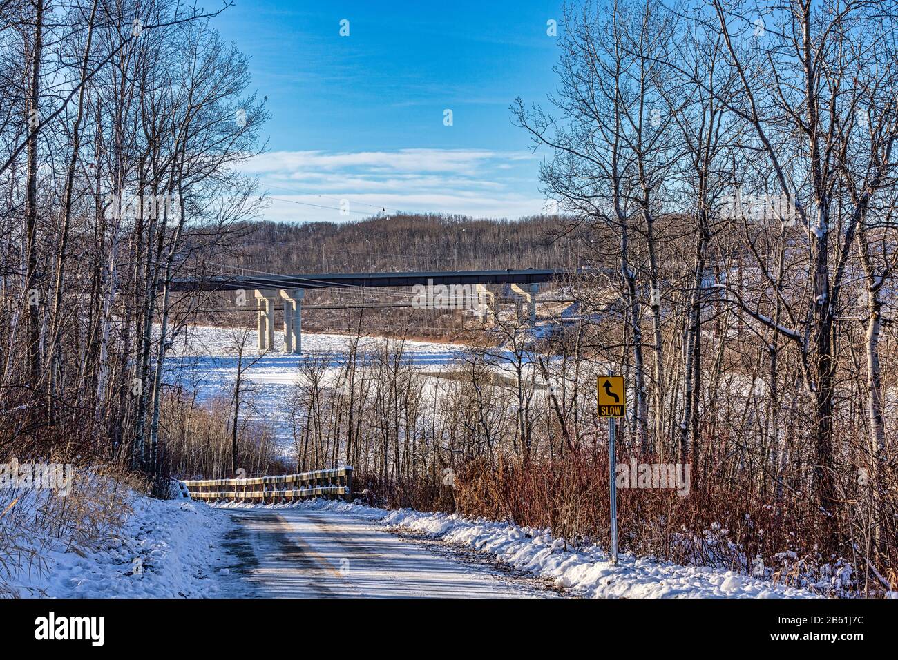 Edmonton river trail hi-res stock photography and images - Alamy