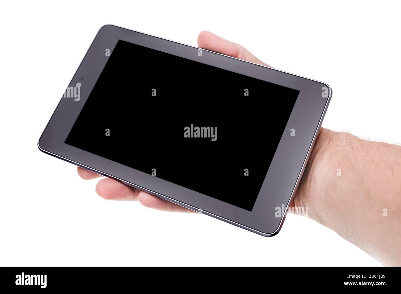 Hands hold tablet text communication hi-res stock photography and ...
