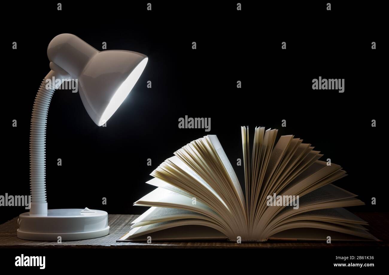 Black reading lamps hi-res stock photography and images - Alamy