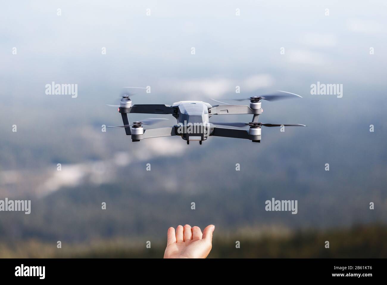 Male landing drone hi-res stock photography and images - Alamy