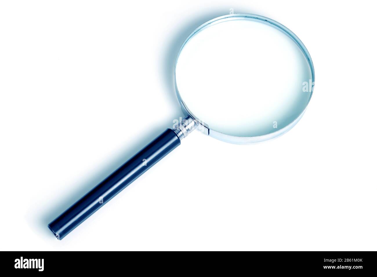 Magnifier to find and enlarge on a white background in cool colors ...