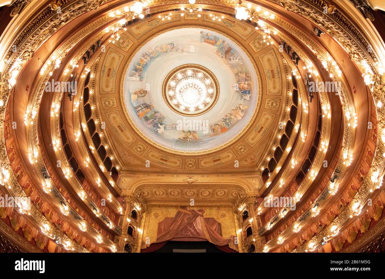 The Teatro Colón in Buenos Aires. Today's Teatro Colón was built from ...