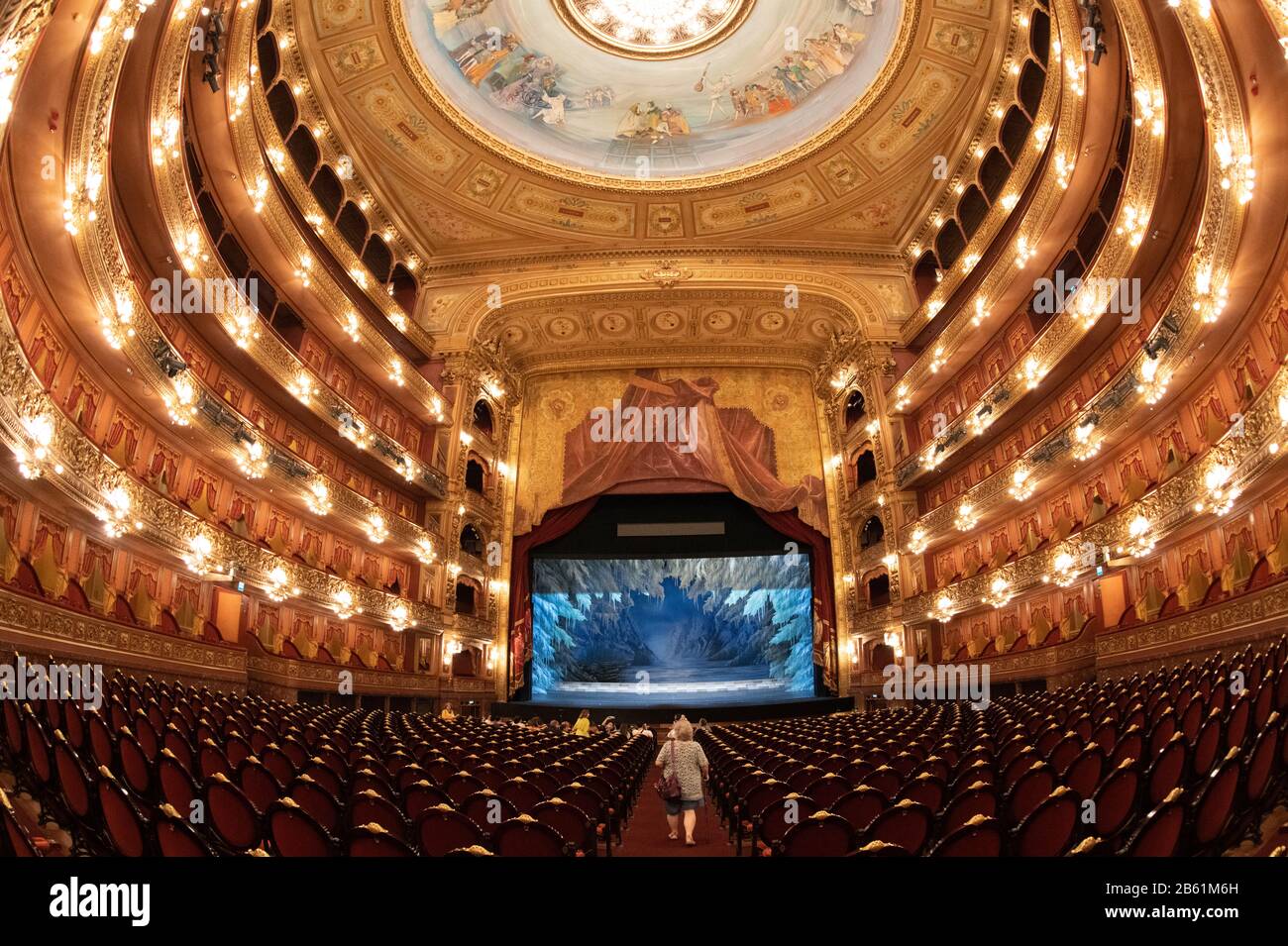 The Teatro Colón in Buenos Aires. Today's Teatro Colón was built from ...