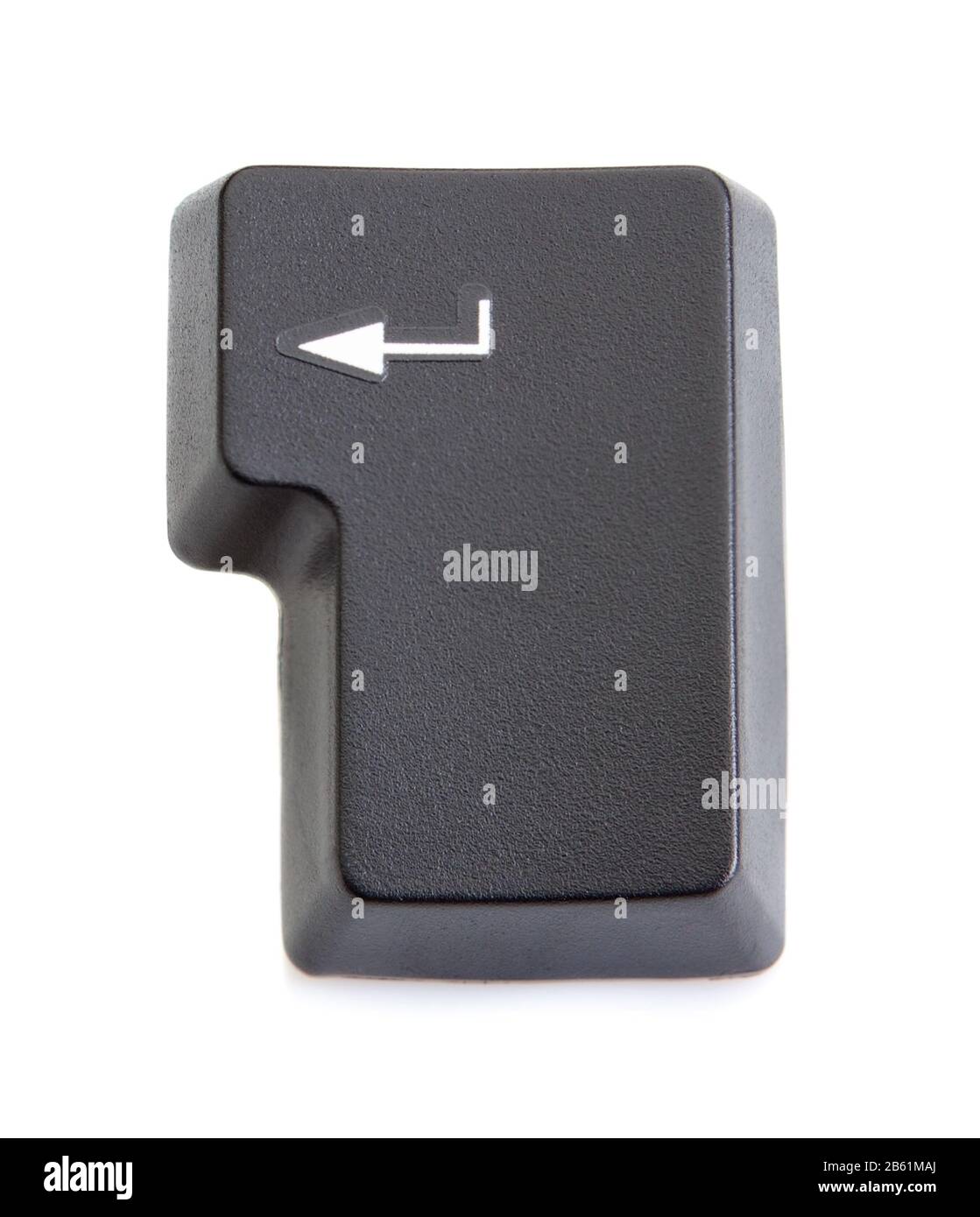 Computer key enter from the keyboard. On a white background Stock Photo ...