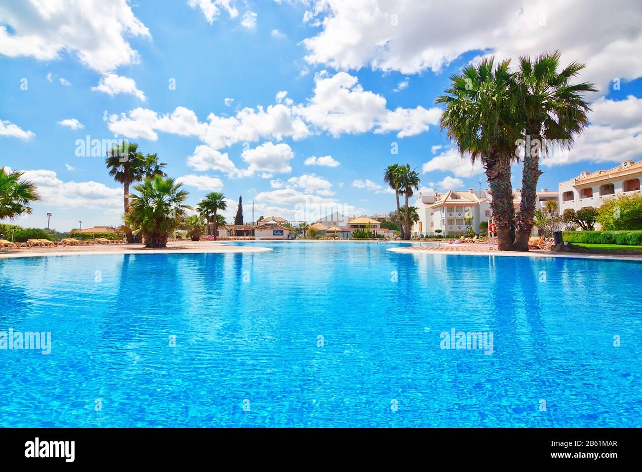 Lovely pool in the summer for vacation Stock Photo - Alamy