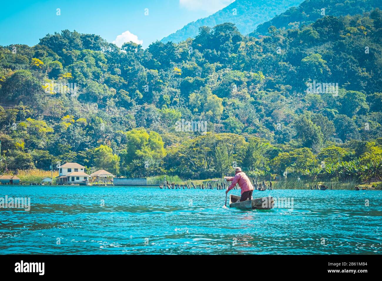 San Marcos village Lake atitlan, Guatemala Stock Photo - Alamy