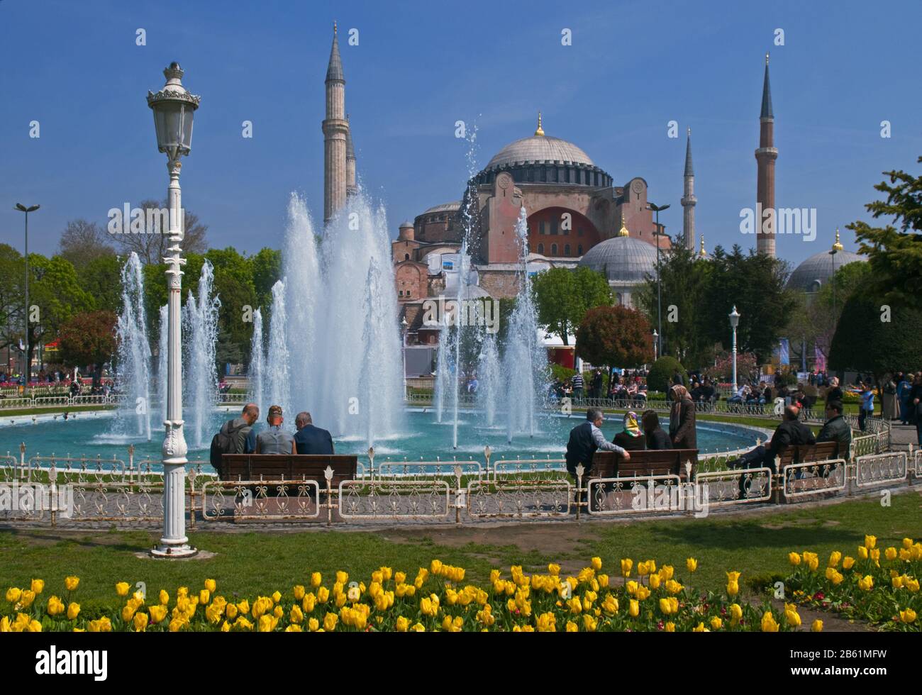 Istanbul (Turkey). Hagia Sophia (former Orthodox patriarchal basilica ...