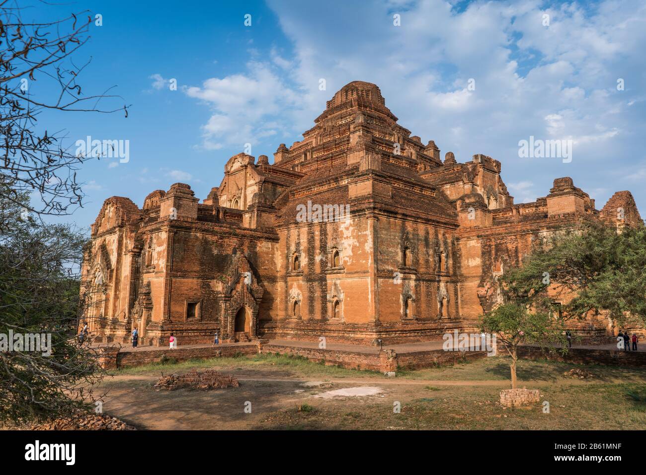 Tourists in the Dhammayan Gyi Temple, Bagan, Myanmar, Asia Stock Photo ...