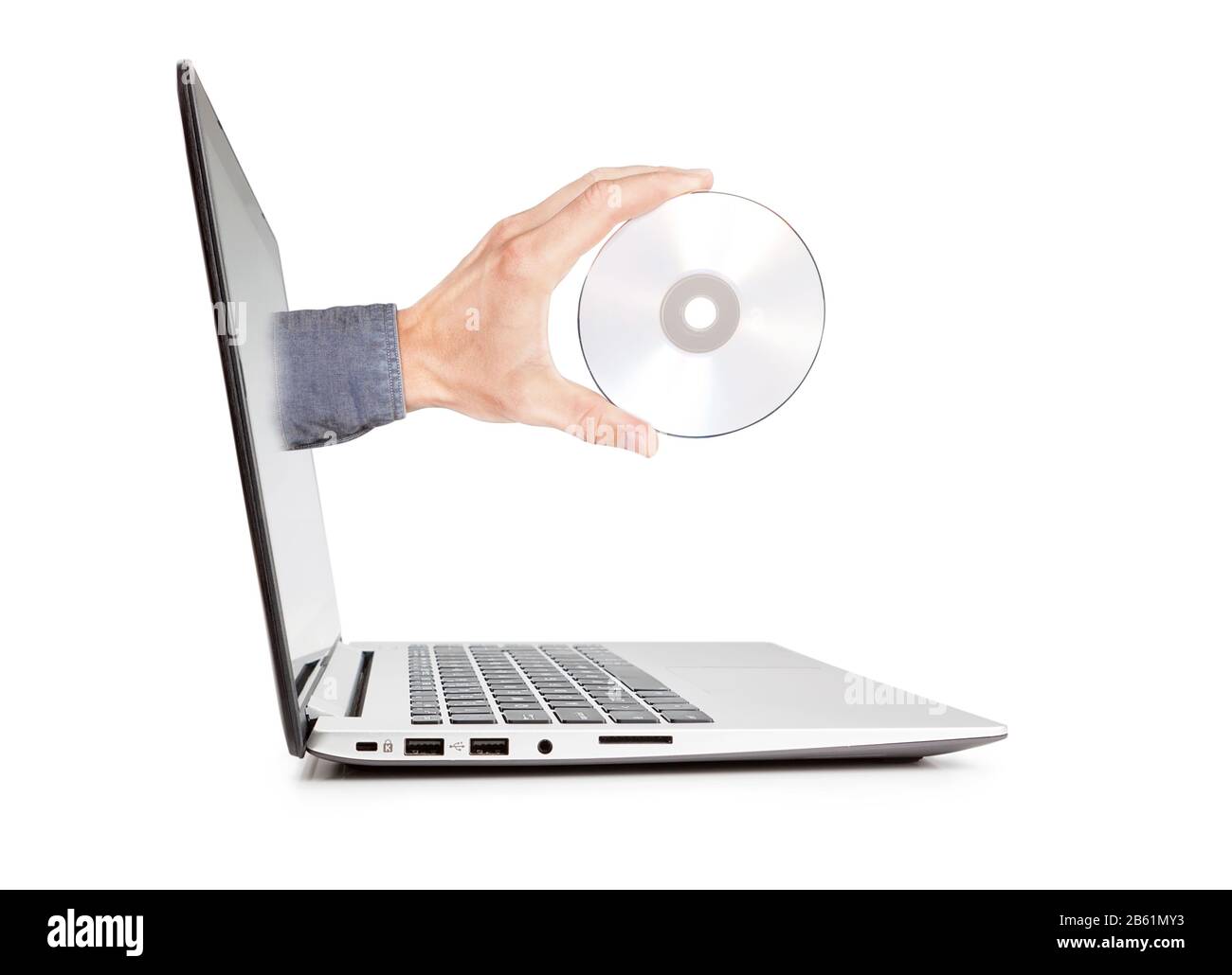 Hand holding cd hi-res stock photography and images - Alamy