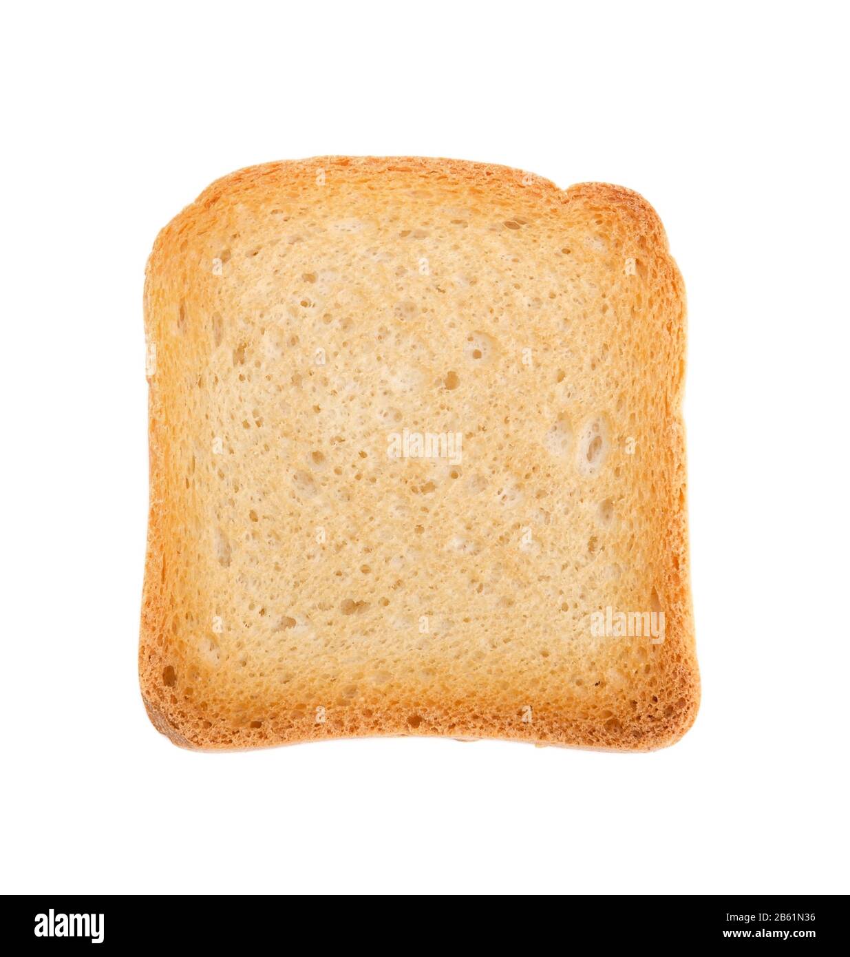 Fried toast biscuit breakfast. Close up on white background Stock Photo ...