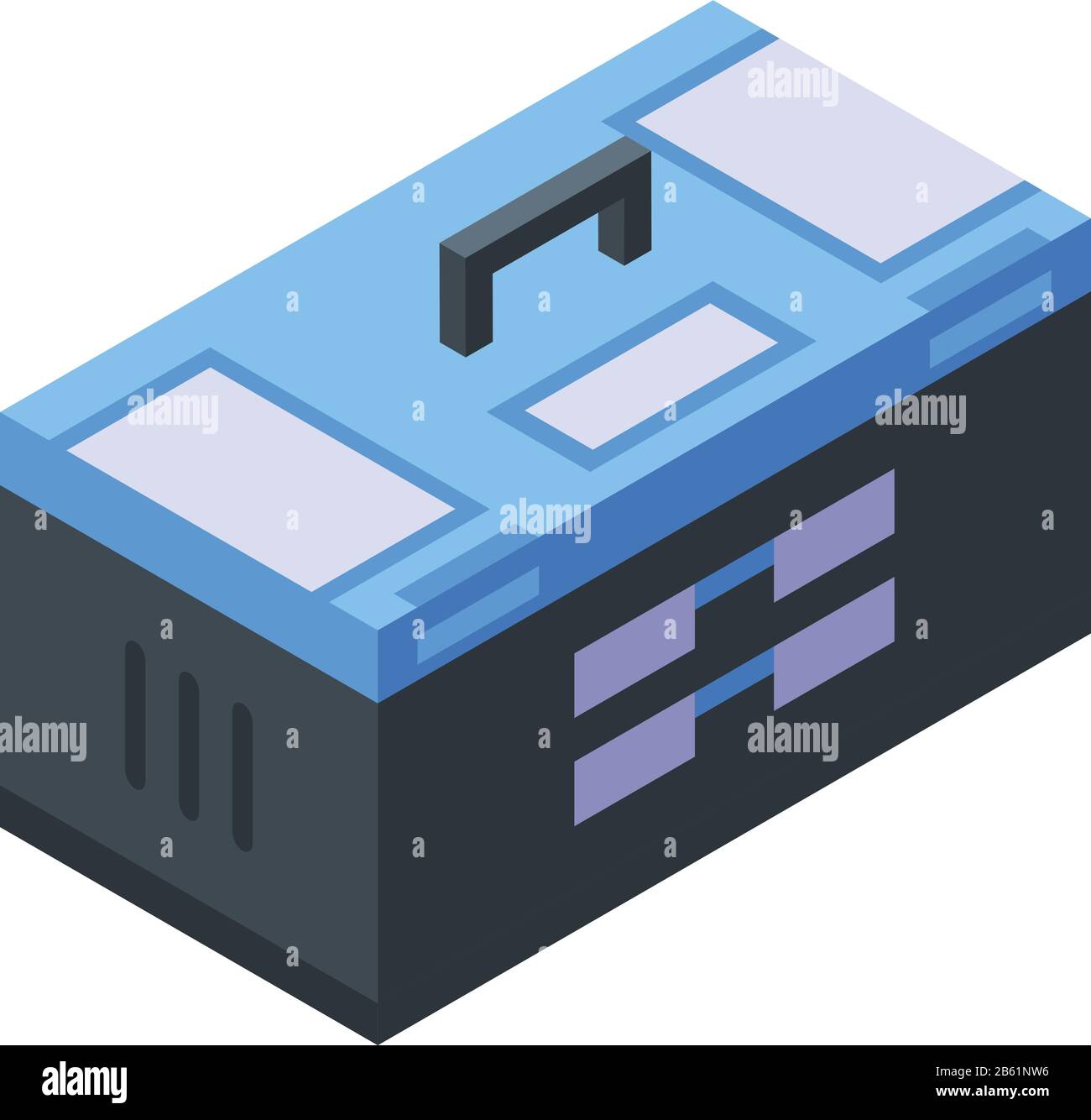 Tool box icon, isometric style Stock Vector Image & Art - Alamy
