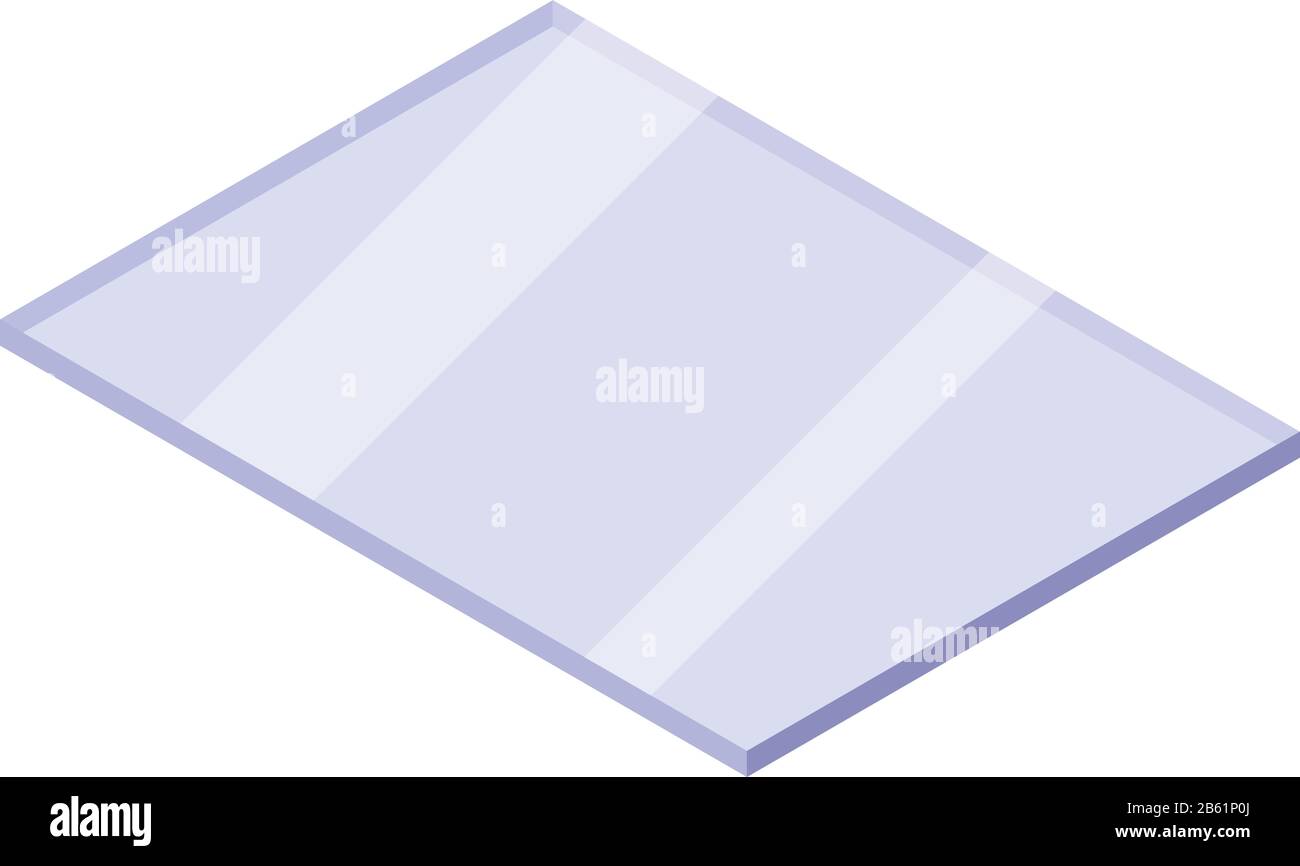 Window glass icon, isometric style Stock Vector Image & Art - Alamy