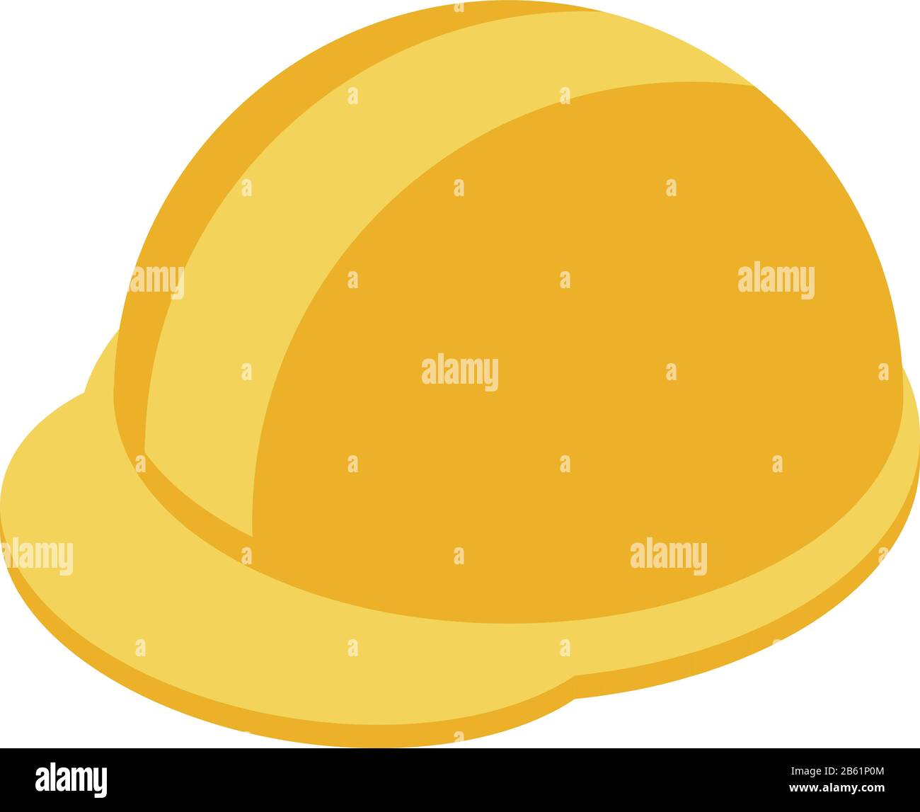 Construction worker hard hat cutout Stock Vector Images - Alamy