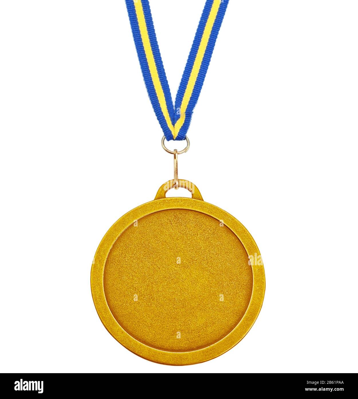 Gold medal for success in business. On a white background Stock Photo ...