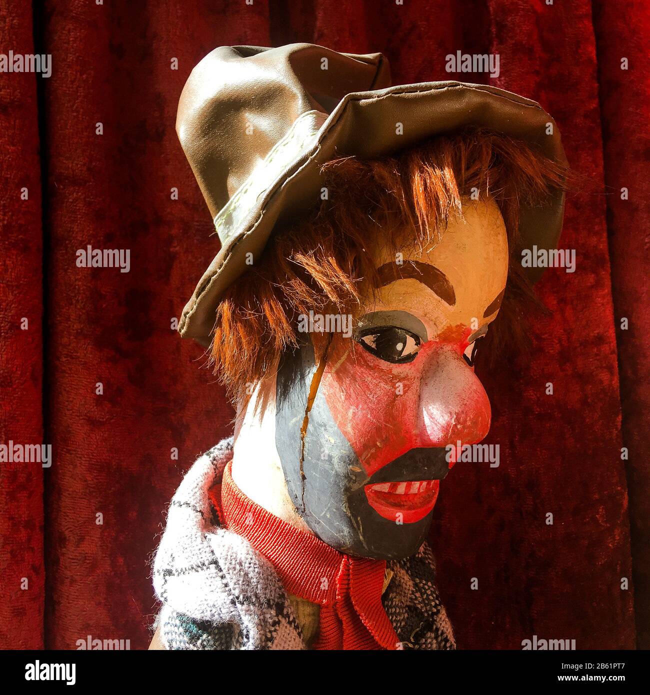 Gnafron, traditional puppet of Guignol theater, Lyon, France Stock ...