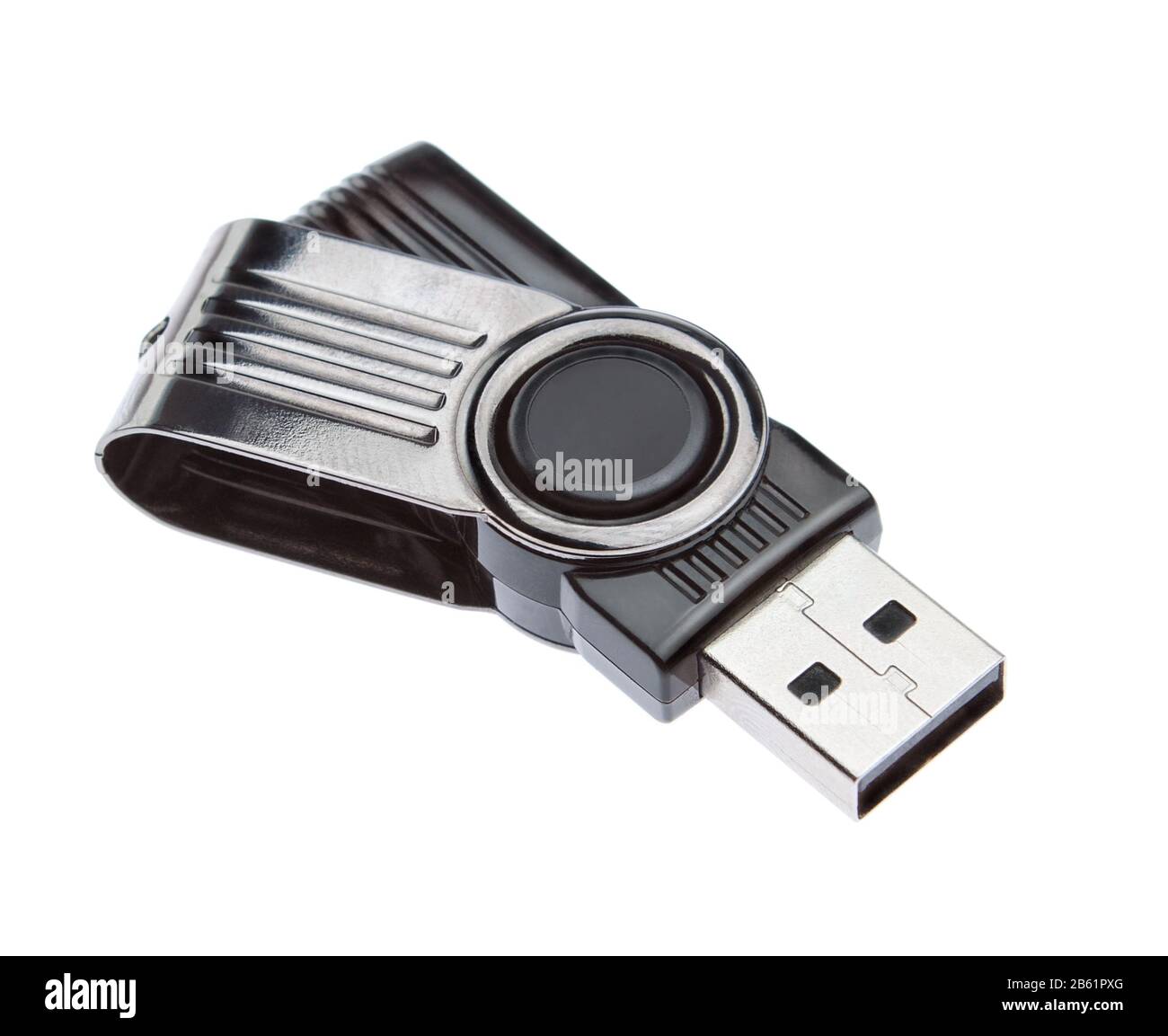 Flash card for computer data on a white background Stock Photo - Alamy