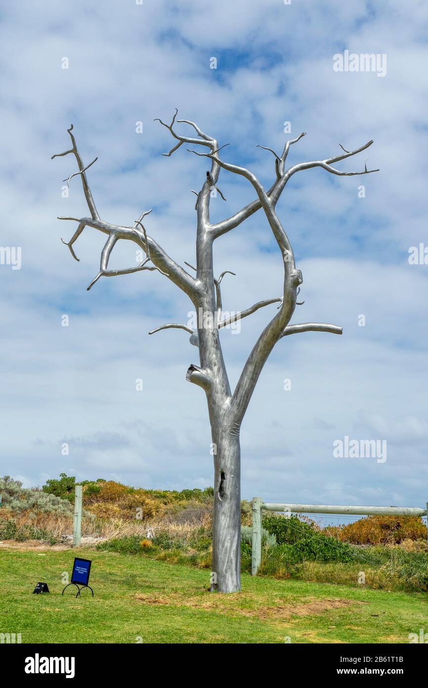 2030 aluminium tree by Sam Hopkins sculptor artist at Sculpture by the ...